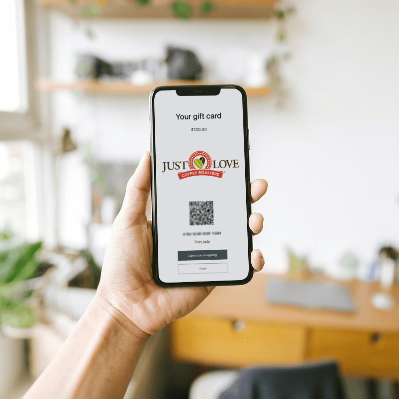 Just Love Coffee Roasters E-Gift Card – Instant Coffee Gift, Shop Online